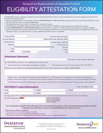 DEXTENZA - Resources