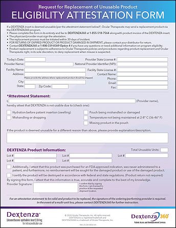 DEXTENZA - Resources