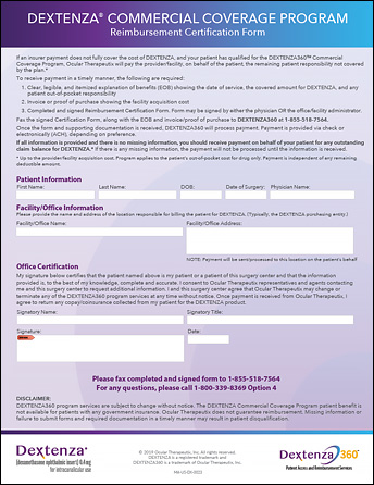 DEXTENZA - Resources
